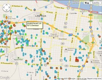 Little Rock Properties Map | City of Little Rock